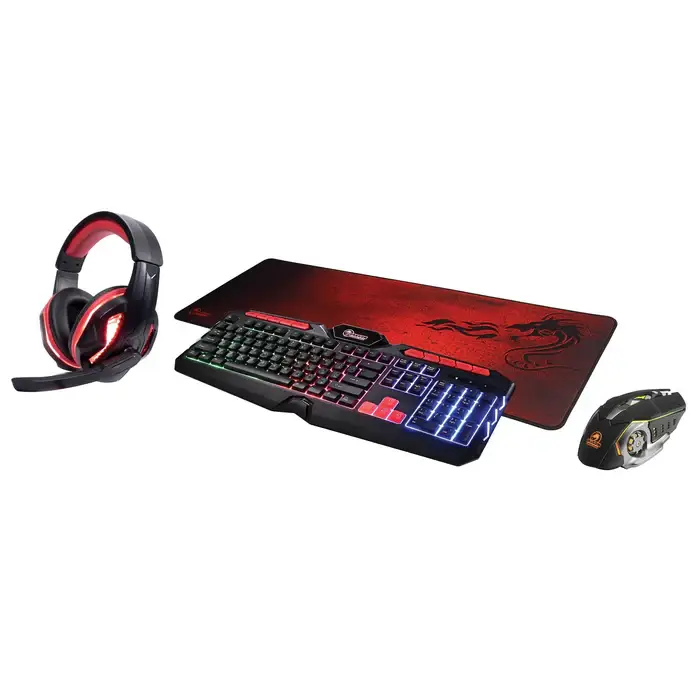 ערכת גיימינג למחשב 4 ב1 Dragon COMBO | חנות ללא מע"מ באילת